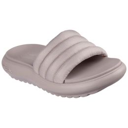 Skechers Pantolette »ARCH FIT CLOUD-«, Sommerschuh, Schlappen, Poolsildes mit profilierter Sohle taupe 38 38 Pantolette in der Maschine waschbar