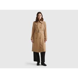 United Colors Of Benetton Trenchcoat camel S S Mantel von Benetton