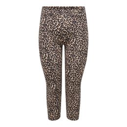 Only CARMAKOMA Leggings »CARTIME LIFE CALF AOP LEGGINGS NOOS« Black AOP:LEOPARD XL (54) - N-Gr N-Gr XL (54) Bequeme Leggings von Only CARMAKOMA