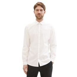 Tom Tailor Langarmhemd »Poplin« mit Manschetten white 3XL - N-Gr N-Gr 3XL Hemd von Tom Tailor