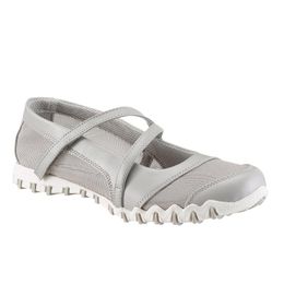 Citywalk CITY WALK Ballerina Spangenschuh, Slipper, Slip-On Sneaker in sportiver Optik grau 41 41 Sportlicher Ballerina mit Klettriemen