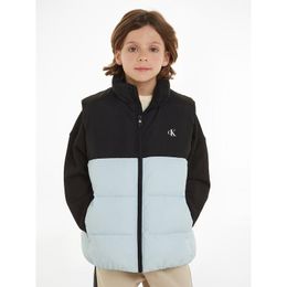 Calvin Klein Jeans Steppweste »NYLON COLOR BLOCK PUFFER VEST« für Kinder bis 16 Jahre Keepsake Blue 6 (116) 6 (116) Weste von Calvin Klein für Kids