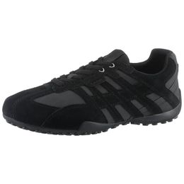Geox Sneaker »UOMO SNAKE A« Freizeitschuh, Halbschuh, Schnürschuh mit herausnehmbarer Innensohle schwarz 45 45 Sneaker mit Schnürung und...