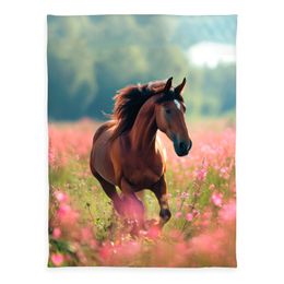 Herding Wellsoft Flauschdecke Pferd