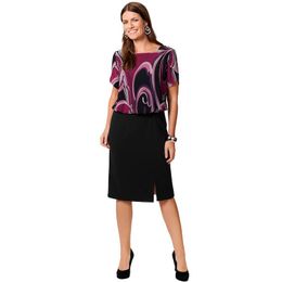 select! By Hermann Lange Druckkleid mit rückenfreiem Detail granatapfel- 38 - N-Gr N-Gr 38 Kleid von Hermann Lange