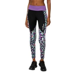 QS Leggings im sportiven Look lila/schwarz 44 - N-Gr N-Gr 44 Leggings von Q/S by S.OLIVER