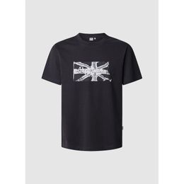 Pepe Jeans T-Shirt »FLAG BW« mit Grafikprint vorne black XXL XXL T-Shirt FLAG BW von Pepe Jeans