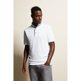 Bugatti Poloshirt, mit modischem Stehkragen weiß S S Poloshirt mit Stehkragen von Bugatti