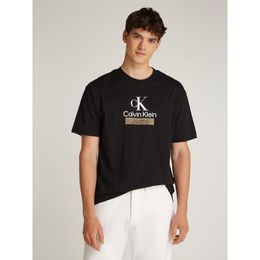 Calvin Klein Jeans T-Shirt »STACKED ARCHIVAL TEE« Ck Black L L T-Shirt von Calvin Klein Jeans