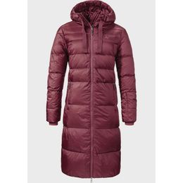 Schöffel SCHÖFFEL Parka »Down Coat Kenosha L« mit Kapuze 3825 - pink 36 36 Sehr leicht
