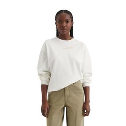 Marc O'Polo MARC O'POLO DENIM Sweatshirt oversized, mehrfarbiger Print auf dem Rücken Silky White L L Oversize-Sweatshirt von Marc O'Polo Denim