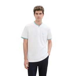 Tom Tailor Poloshirt mit Print white XL XL Poloshirt von Tom Tailor