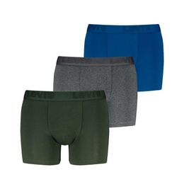 Levi's LEVI'S Boxershorts »LEVIS MEN PREMIUM BOXER BRIEF 3P« 3er Pack, mit breitem Logobund blue / grey melange S S Elastikbund mit angenehmem Tragegefühl