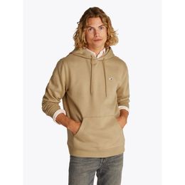 Tommy Jeans Sweatshirt »TJM REG S FLAG HOODIE« mit bestickten Markenlogo auf Brusthöhe Relic Tan L L Sweatshirt von Tommy Jeans