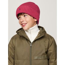 Tommy Hilfiger Beanie »SMALL FLAG BEANIE« Kinder Kids Junior MiniMe heritage pink L (XL) Strickmütze von Tommy Hilfiger