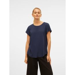 V&eacute;ro Moda VERO MODA Blusenshirt &raquo;VMBELLA SS TOP WVN GA NOOS&laquo; Navy Blazer XL XL Kurzarm-Design, ideal f&uuml;r Sommer und &Uuml;bergangszeiten