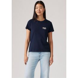 Levi's LEVI'S T-Shirt &raquo;LSE THE PERFECT TEE&laquo; LILLIES AND BUTTERFL L (40) L (40) Levi's Rundhalsshirt mit Batwing-Logo