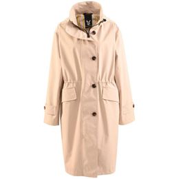 Fuchs & Schmitt FUCHS SCHMITT Kurzmantel mit angeschnittener Kapuze beige 36 36 Kurzmantel mit Tunnelzug in der Taille von Fuchs Schmitt