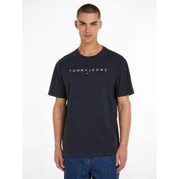 Tommy Jeans T-Shirt &raquo;TJM REG LINEAR LOGO TEE EXT&laquo; mit Markenlabel Dark Night Navy 3XL 3XL Regular Fit Passform: L&auml;ssig und bequem, ideal f&uuml;r den...