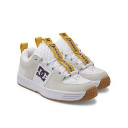 DC Shoes Skateschuh &raquo;Lynx OG&laquo; White/Purple 14(48,5) 14(48,5) Obermaterial aus Leder und Wildleder