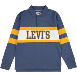 Levi's® kids LEVI'S KIDS Langarm-Poloshirt »LVB RELAXED LS POLO« mit Markenschriftzug for BOYS VINTAGE INDIGO 8 (128) 8 (128) Polo-Shirt von Levi's Kids for Boys