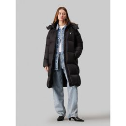 Calvin Klein Jeans Langjacke »DOWN LONG PUFFER« mit Kapuze mit Logodruck CK Black S (36) S (36) Jacke von Calvin Klein Jeans Womanswear