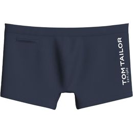 Tom Tailor Badepants mit seitlichem Logoschriftzug blau 4 - N-Gr N-Gr 4 Herrenbadehose von Tom Tailor