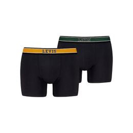 Levi's LEVI'S Boxer 2er-Pack, mit kontrastreichem Logobund Black Combo XXL XXL Unterhose von Levi's