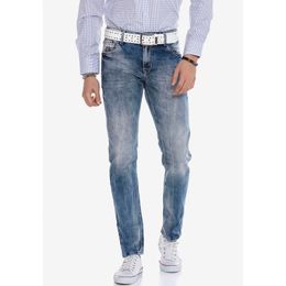 Cipo & Baxx CIPO & BAXX Slim-fit-Jeans blue 38 - L&auml;nge 32 L&auml;nge 32 38 Slim-Fit-Jeans mit elastischem Material f&uuml;r eine perfekte Passform