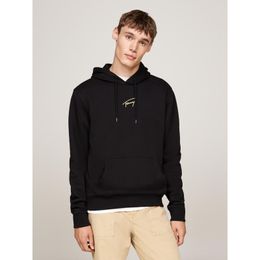 Tommy Jeans Sweatshirt »TJM REG GOLD SIGNT HOODIE EXT« mit bestickten Markennamen Black M M Sweatshirt von Tommy Jeans