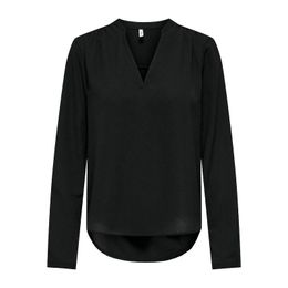 Only Blusenshirt »ONLNOVA LIFE VIS L/S JOSIE TOP SOLID« Black XS (34) XS (34) Shirtbluse von Only