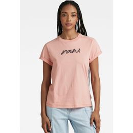 G-Star Raw G-STAR Rundhalsshirt &raquo;Raw Dot&laquo; deep berry XL (42) XL (42) Rundhalsshirt mit bequemem Kurzarm f&uuml;r sommerliche Tage