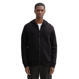 Tom Tailor Kapuzensweatjacke mit Kapuze black 3XL 3XL Sweatshirt von Tom Tailor DENIM