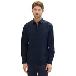 Tom Tailor Langarmhemd »Poplin« mit Manschetten sky captain blue XL - N-Gr N-Gr XL Hemd von Tom Tailor