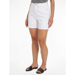Tommy Hilfiger Shorts »DNM STRAIGHT SHORT HW WHITE« in Unifarbe Optic White 30 - N-Gr N-Gr 30 Jeansshorts von Tommy Hilfiger