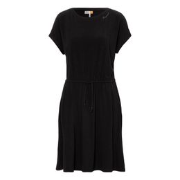 Ragwear Midikleid »PECORINO« Sommerkleid BLACK XXL (44) - N-Gr N-Gr XXL (44) Vegan, von PETA verifiziertes Kleid PECORINO von Ragwear