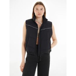 Tommy Jeans Steppweste »TJW TAPE DTAIL LIGHT PUFFER VEST« mit Logoprägung Black XL (42)