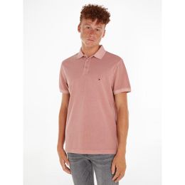 Tommy Hilfiger Poloshirt »GARMENT DYE REG POLO« leicht gewaschene Optik Teaberry Blossom L L Poloshirt von Tommy Hilfiger Menswear