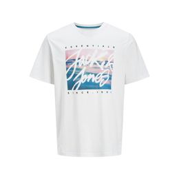 Jack & Jones JACK & JONES Print-Shirt »JJCOLTON PHOTOPRINT TEE SS CREW NECK« White L L Kurzarm und pflegeleichtes Material für optimalen Tragekomfort