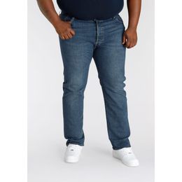 LEVI'S® PLUS LEVI'S PLUS Straight-Jeans »501 LEVI'S ORIGINAL B&T« MEDIUM INDIGO STONEWASH 44 - Länge 34 Länge 34 44 Klassiker-Jeansstyle "501 LEVI'S ORIGINAL...