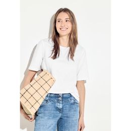 Cecil T-Shirt mit Rundhalsausschnitt white L (42) L (42) T-Shirt von Cecil