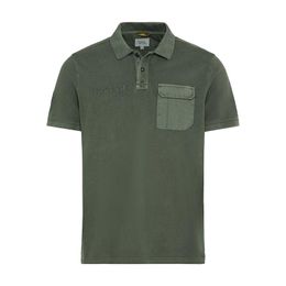 Camel Active Poloshirt mit auffälliger Brusttasche leaf green L L Kurzarmshirt von Camel Active