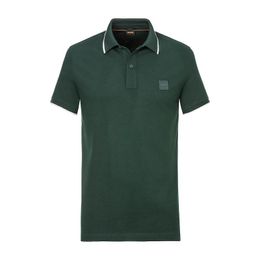 BOSS Orange Poloshirt &raquo;Passertip&laquo; mit BOSS Logo-Badge Open Green350 3XL 3XL Klassisches Poloshirt von BOSS Orange Menswear