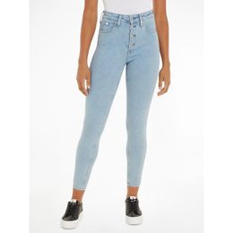 Calvin Klein Jeans Skinny-fit-Jeans »HIGH RISE SUPER SKINNY ANKLE« in klassischer 5-Pocket-Form Denim Light 28 - N-Gr N-Gr 28 Super Skinny High...