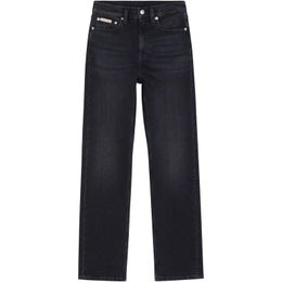 Calvin Klein Jeans Straight-Jeans »HIGH RISE STRAIGHT« im 5-Pocket-Style Denim Black 27 - Länge 32 Länge 32 27 Gerade Beinform unterstützt einen...