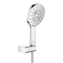 Grohe Rainshower SmartActive Brausegarnitur mit Halter, 3 Strahlarten, 26580000,