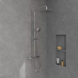 Villeroy & Boch Villeroy & Boch Verve Showers Aufputz-Duschsystem mit Thermostat, TVS10900500061,