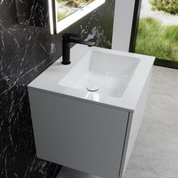 neoro n50 ultraflacher M&ouml;belwaschtisch B: 60,5 T: 51,5 cm, BN0092WH,