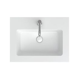 neoro n50T46 edge ultraflacher M&ouml;belwaschtisch B: 60,5 T: 46 cm, BN0054WH,