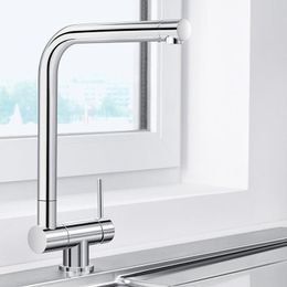 Blanco Laressa Küchenarmatur Vorfenstermontage, schwenkbar, 521545,